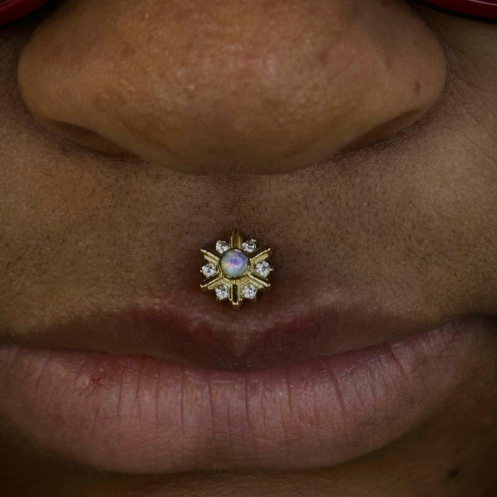 Philtrum (Medusa) Piercing – Tine Piercing