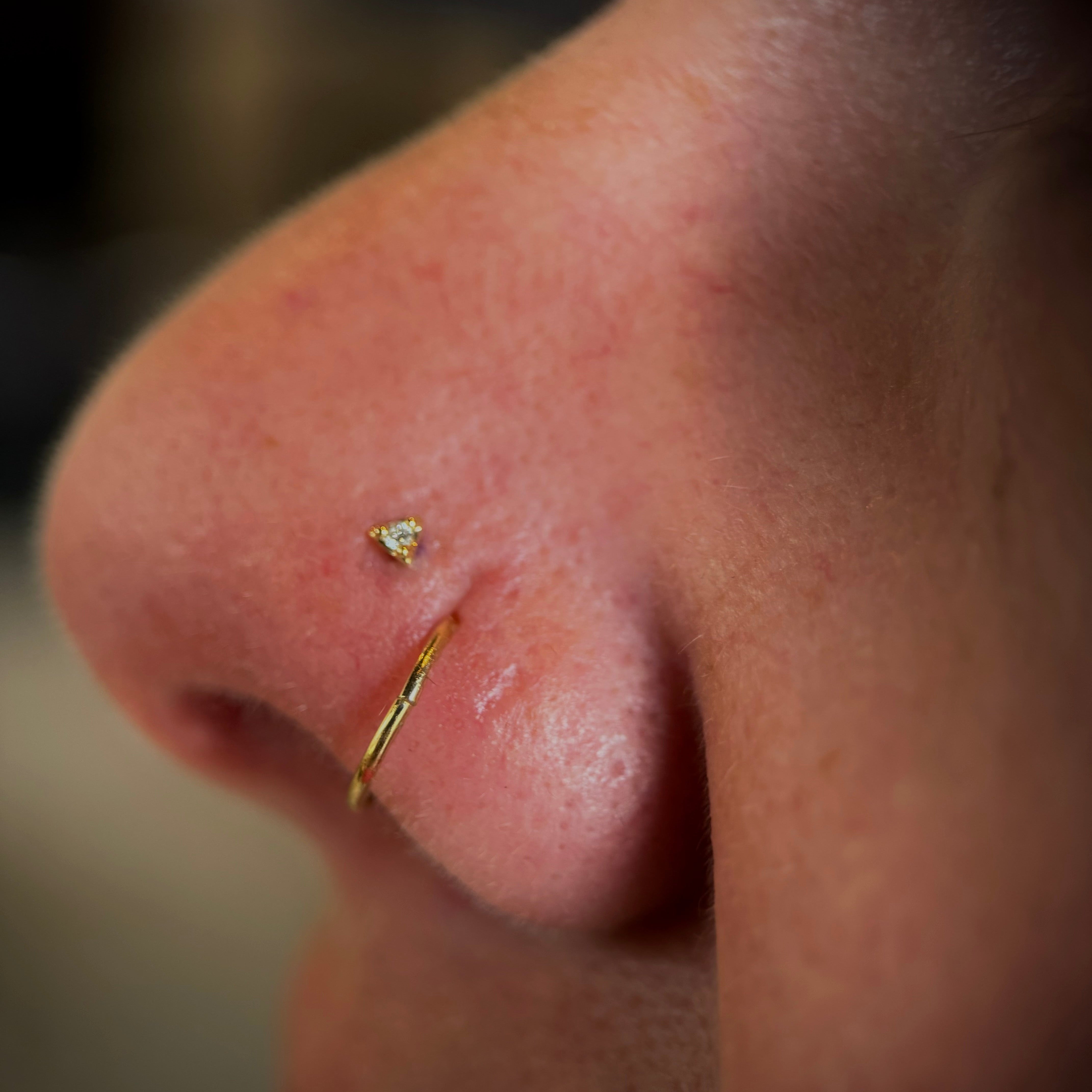 Nostril Piercing – Tine Piercing